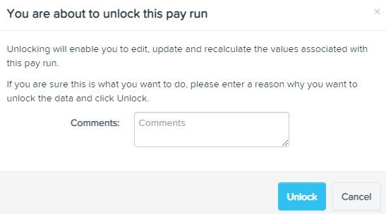 Unlock Pay Run – Your Payroll (UK)