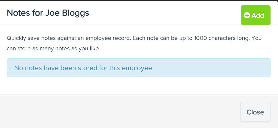 Add Notes to Employee Files – Your Payroll (NZ)