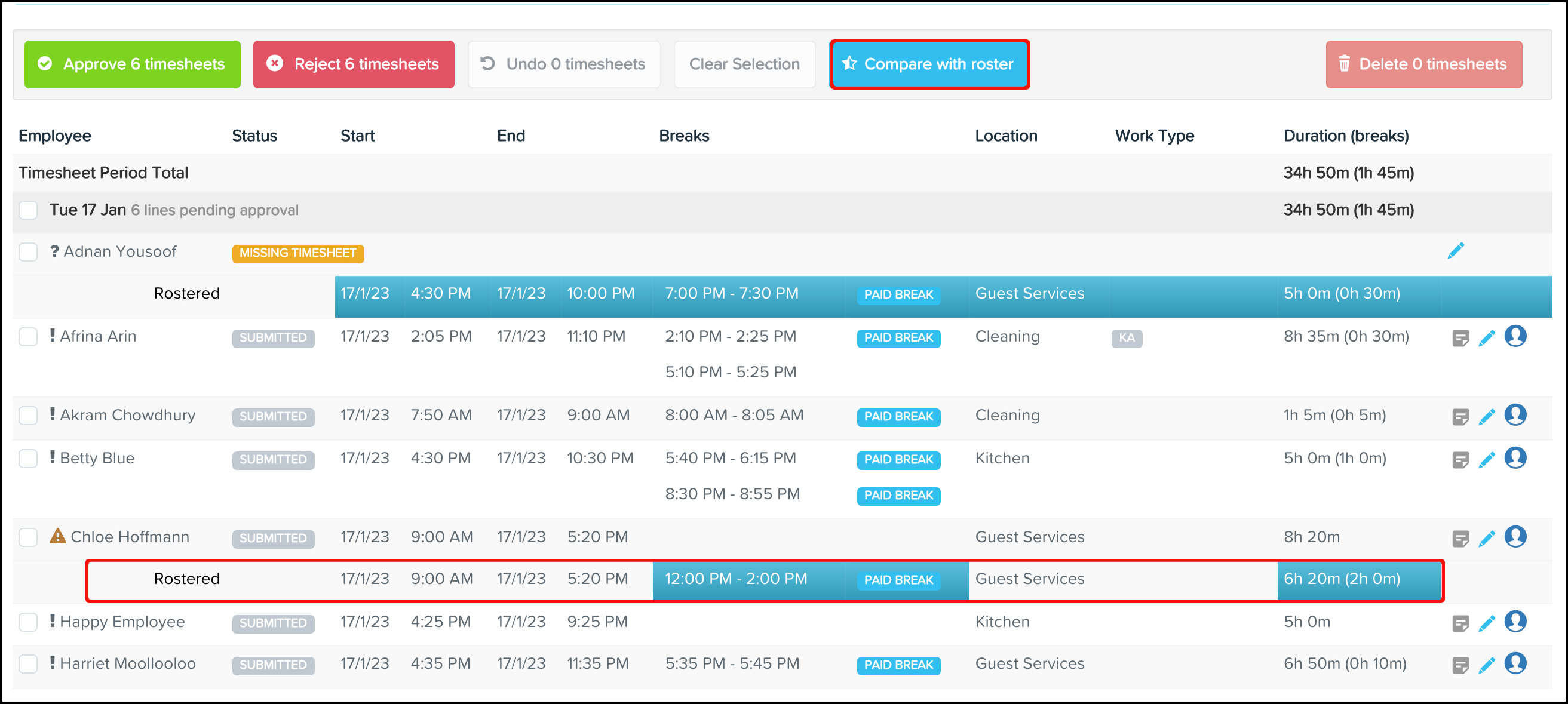 Paid and unpaid breaks – Your Payroll (NZ)