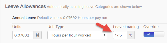 Leave Loading – Your Payroll (AU)