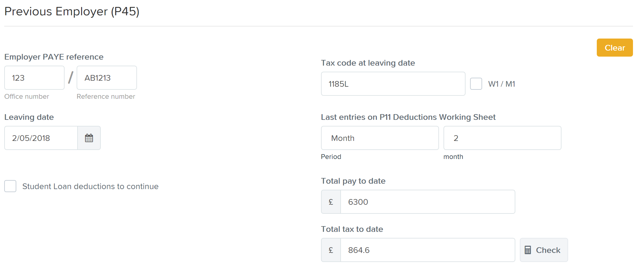 Employee Tax and National Insurance Details – Your Payroll (UK)