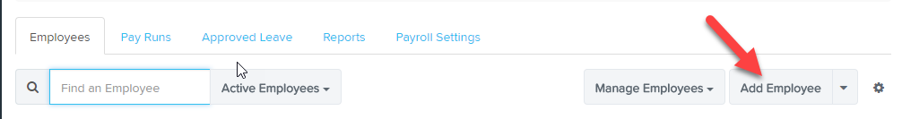 Adding an employee – Your Payroll (UK)