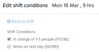 Shift Conditions – Your Payroll (MY)