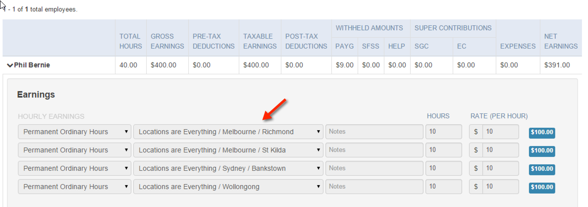 Exporting Payroll Journals using Locations and Classes – Your Payroll (UK)
