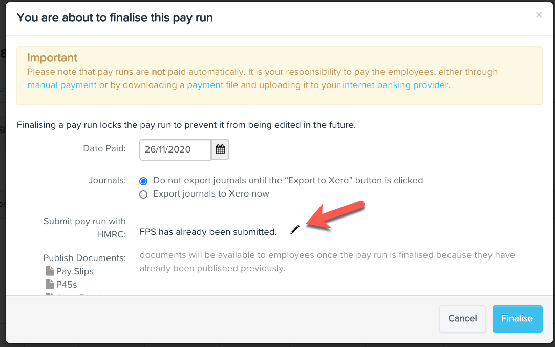 Resubmitting an FPS for an individual from within a pay run – Your ...