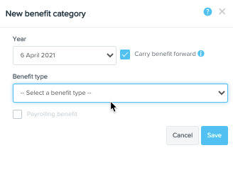 Setting up Car Benefits – Your Payroll (UK)