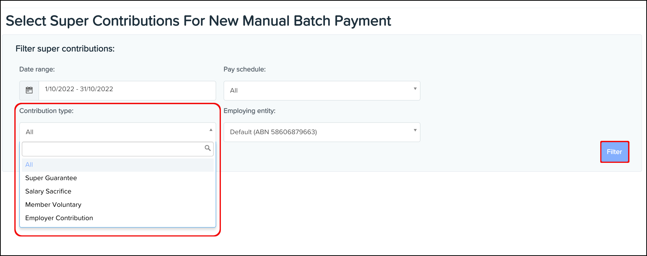 How to create a super batch – Your Payroll (AU)