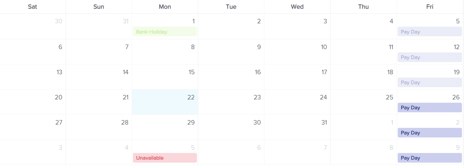 Managing Unavailability in the Employee Portal – Your Payroll (AU)
