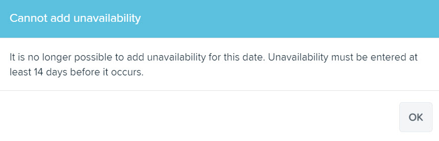 Managing Unavailability in the Employee Portal – Your Payroll (AU)