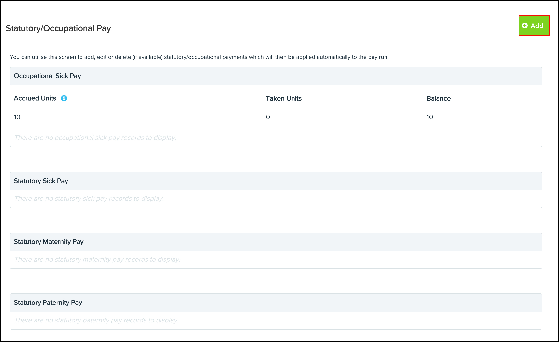 Occupational Sick Pay – Your Payroll (UK)