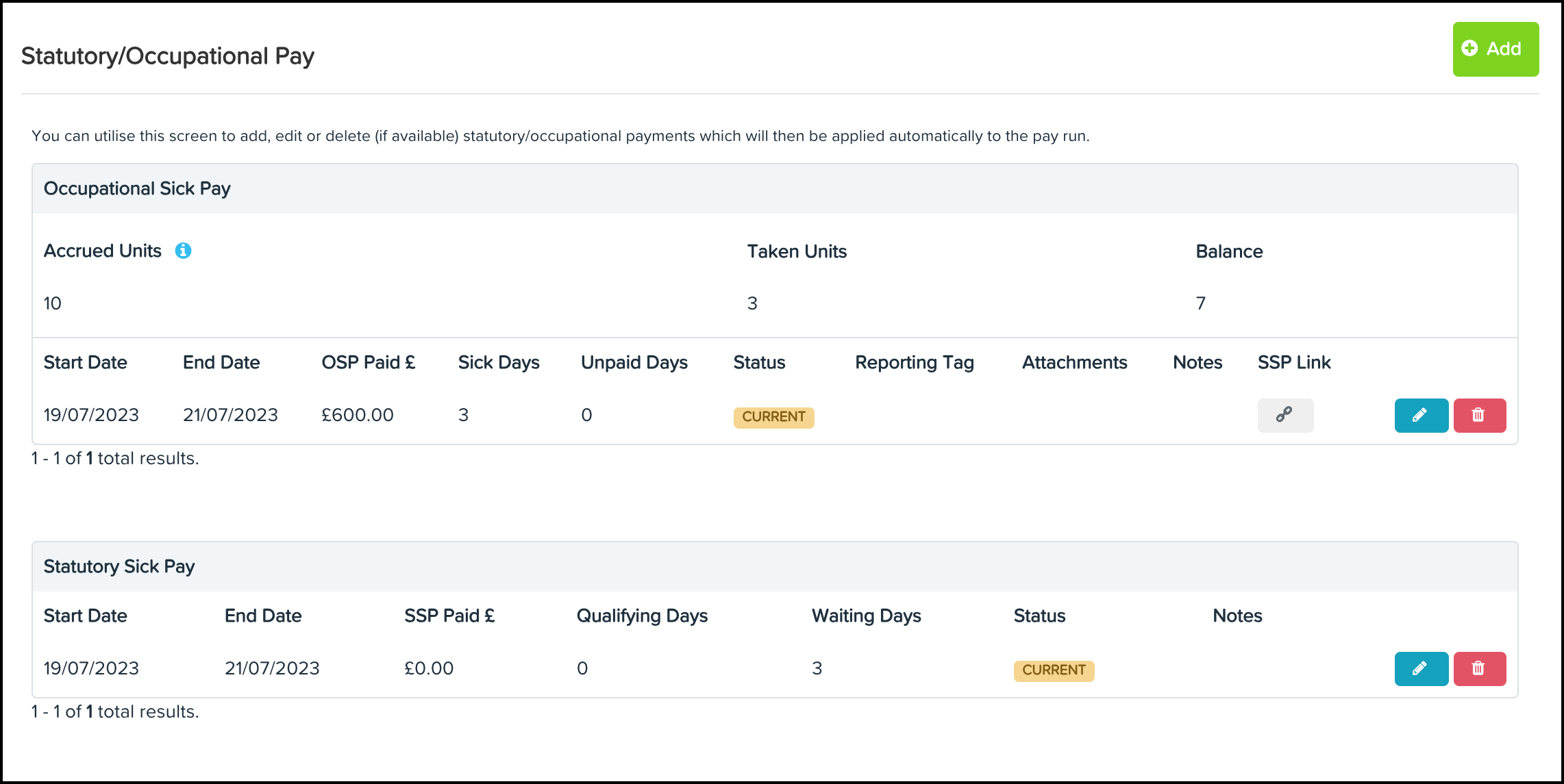 Occupational Sick Pay – Your Payroll (UK)