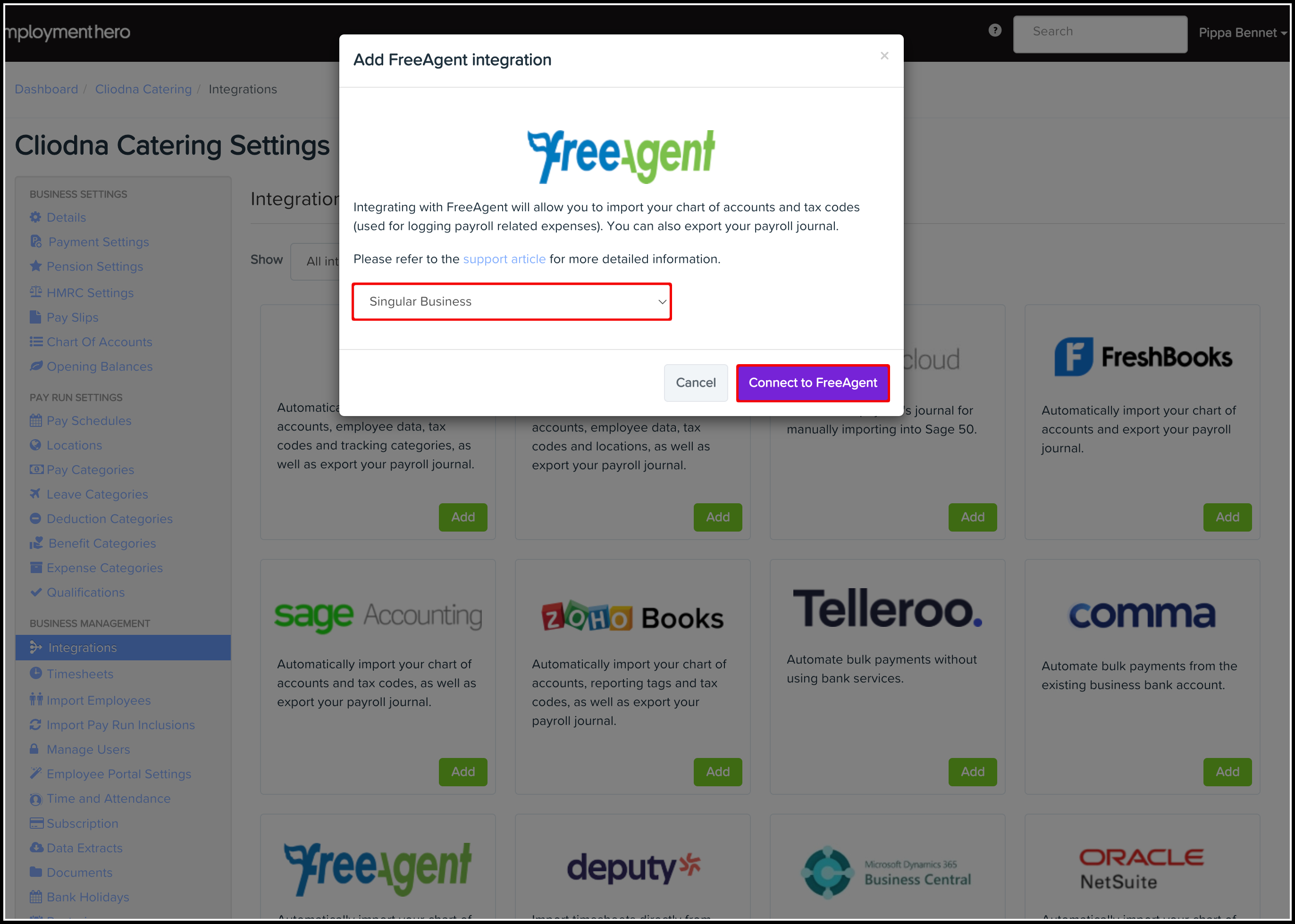 Connecting Payroll to FreeAgent – Your Payroll (UK)