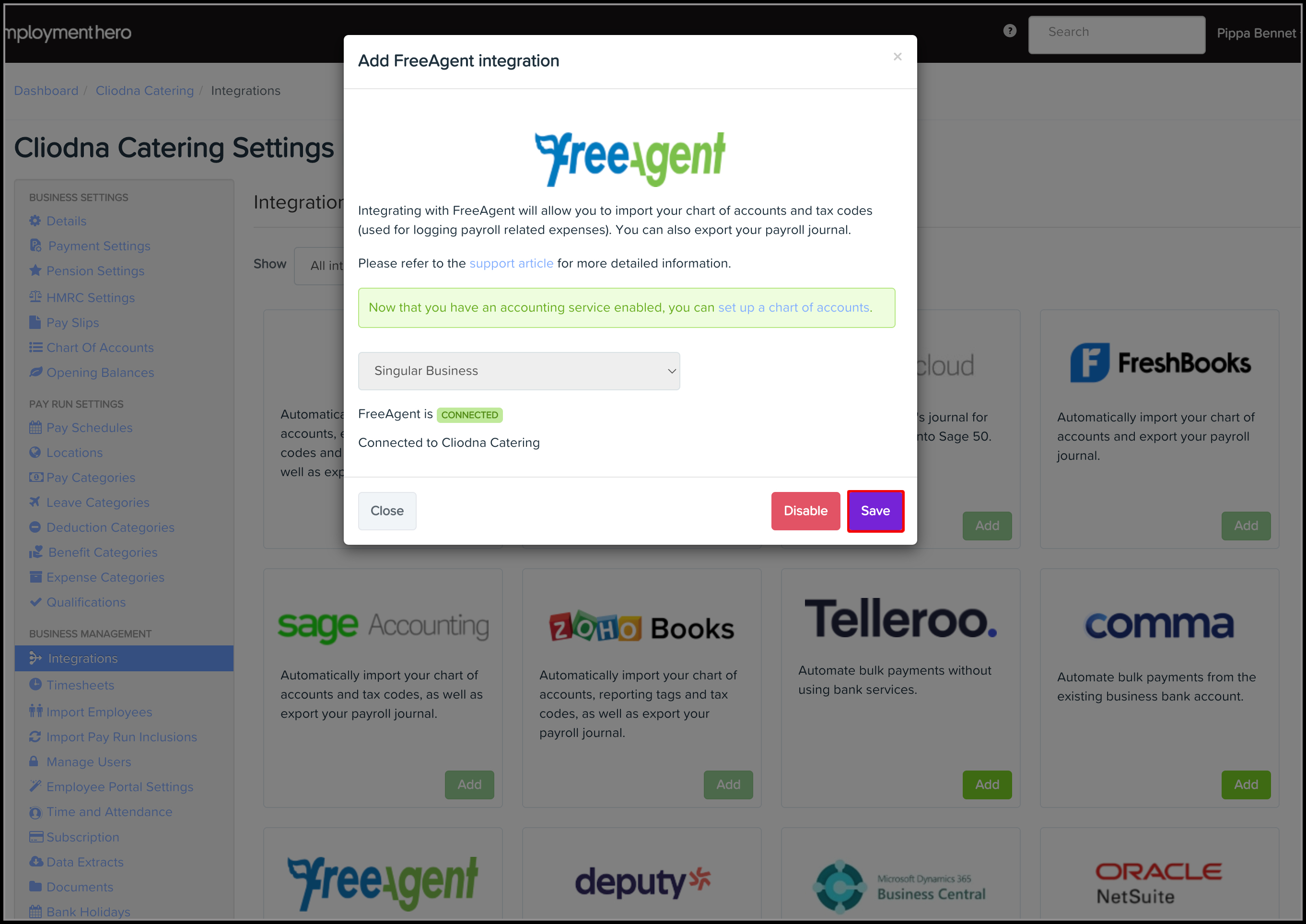 Connecting Payroll to FreeAgent – Your Payroll (UK)
